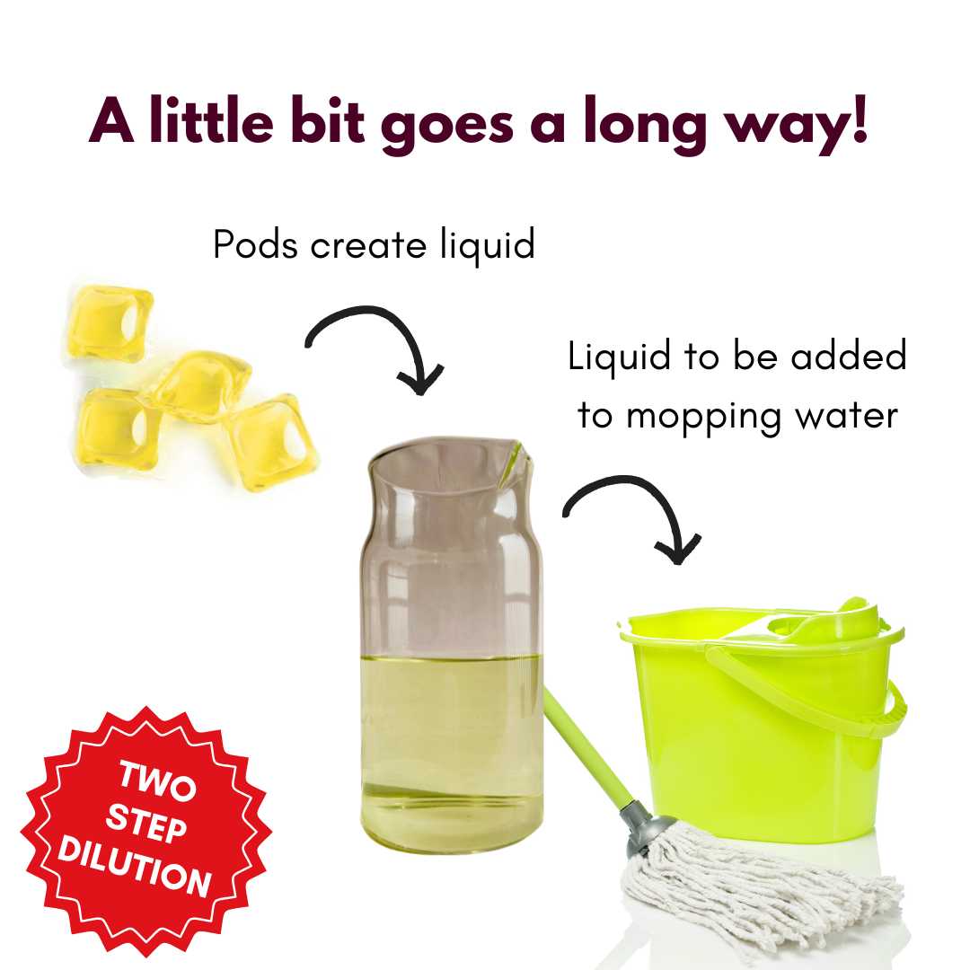 BERRYL Floor Cleaner Pods (1.1 litre pack) | Plastic Free Store – Arani ...